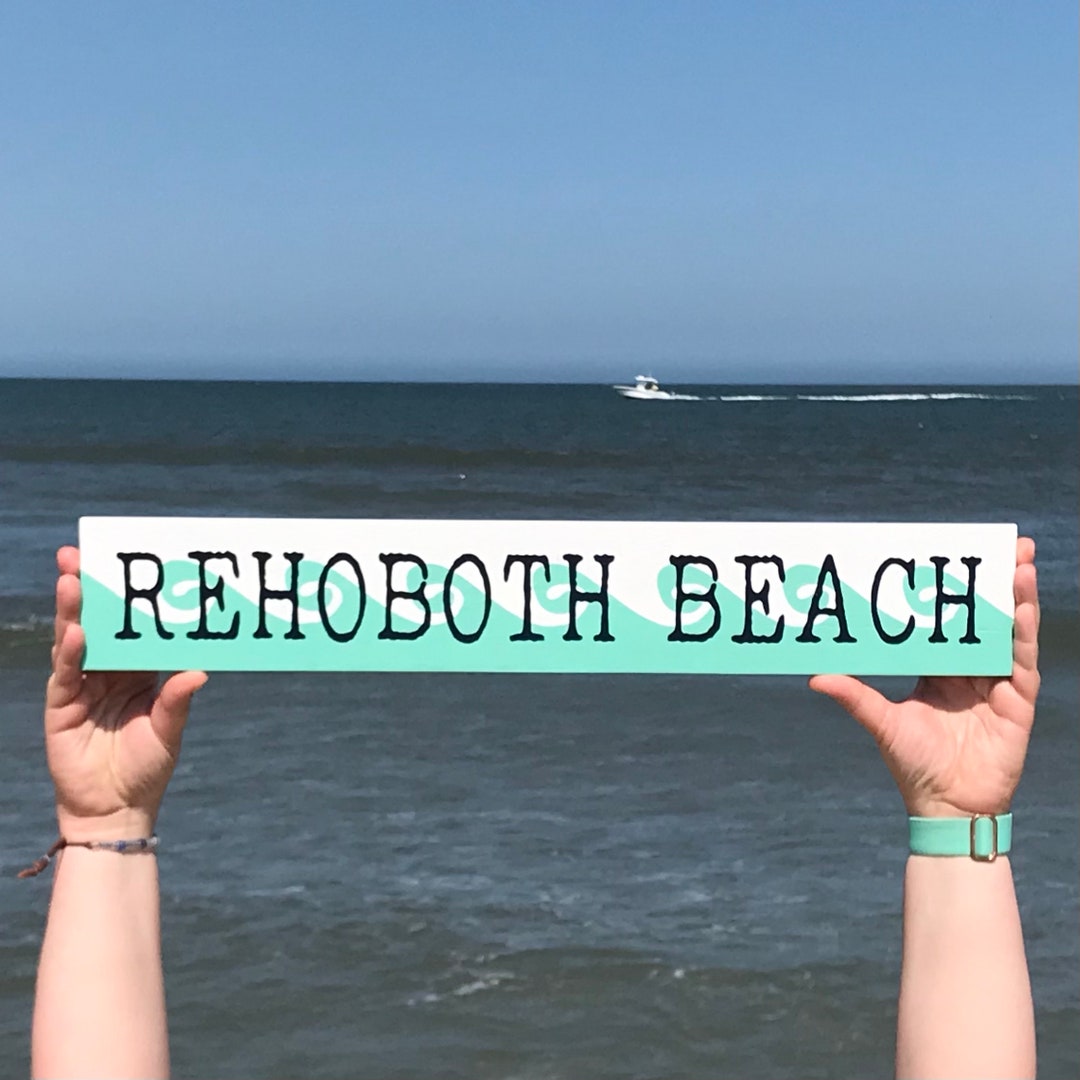 Rehoboth Beach Sign-delaware Sign-city and Town Sign-state Sign ...