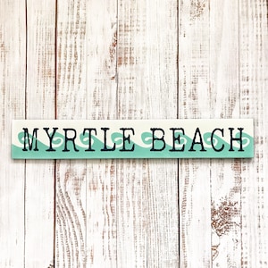 Myrtle Beach Sign-south Carolina-charleston Sc-columbia-nc Sign-beach ...