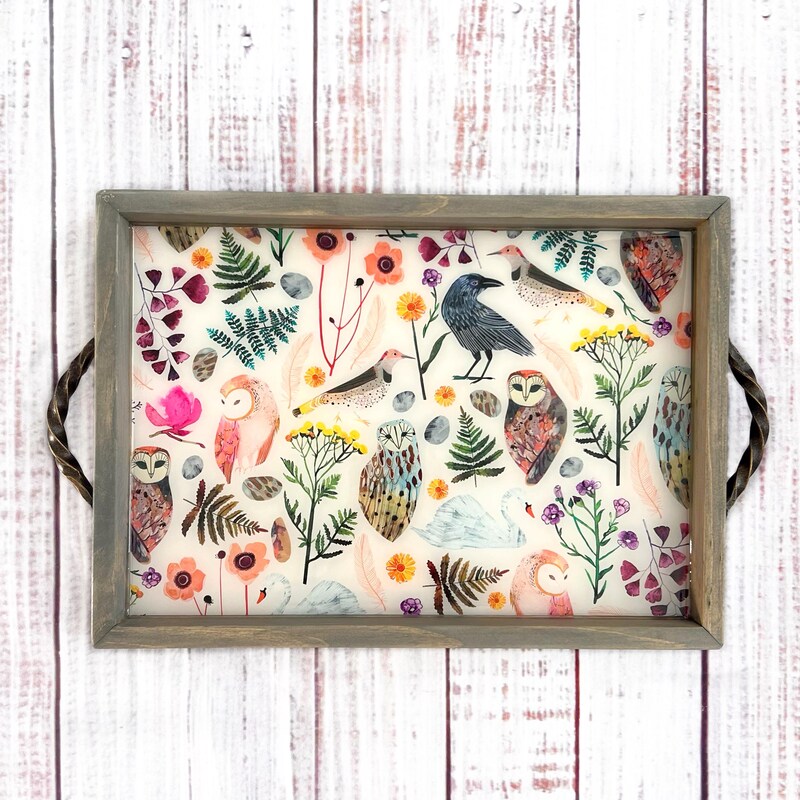 Owl Serving Tray - Etsy