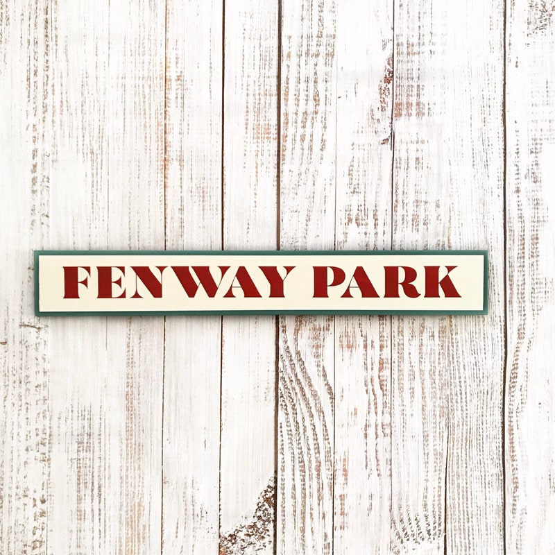 Fenway Park Sign - Etsy
