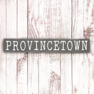 Provincetown-cape Cod Sign-massachusetts Sign-beach Decor-new England ...