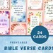 Printable BIBLE VERSE Cards | Scripture Cards | Christian Printable ...