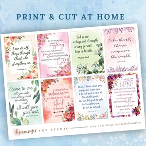 Printable BIBLE VERSE Cards | Scripture Cards | Christian Printable ...
