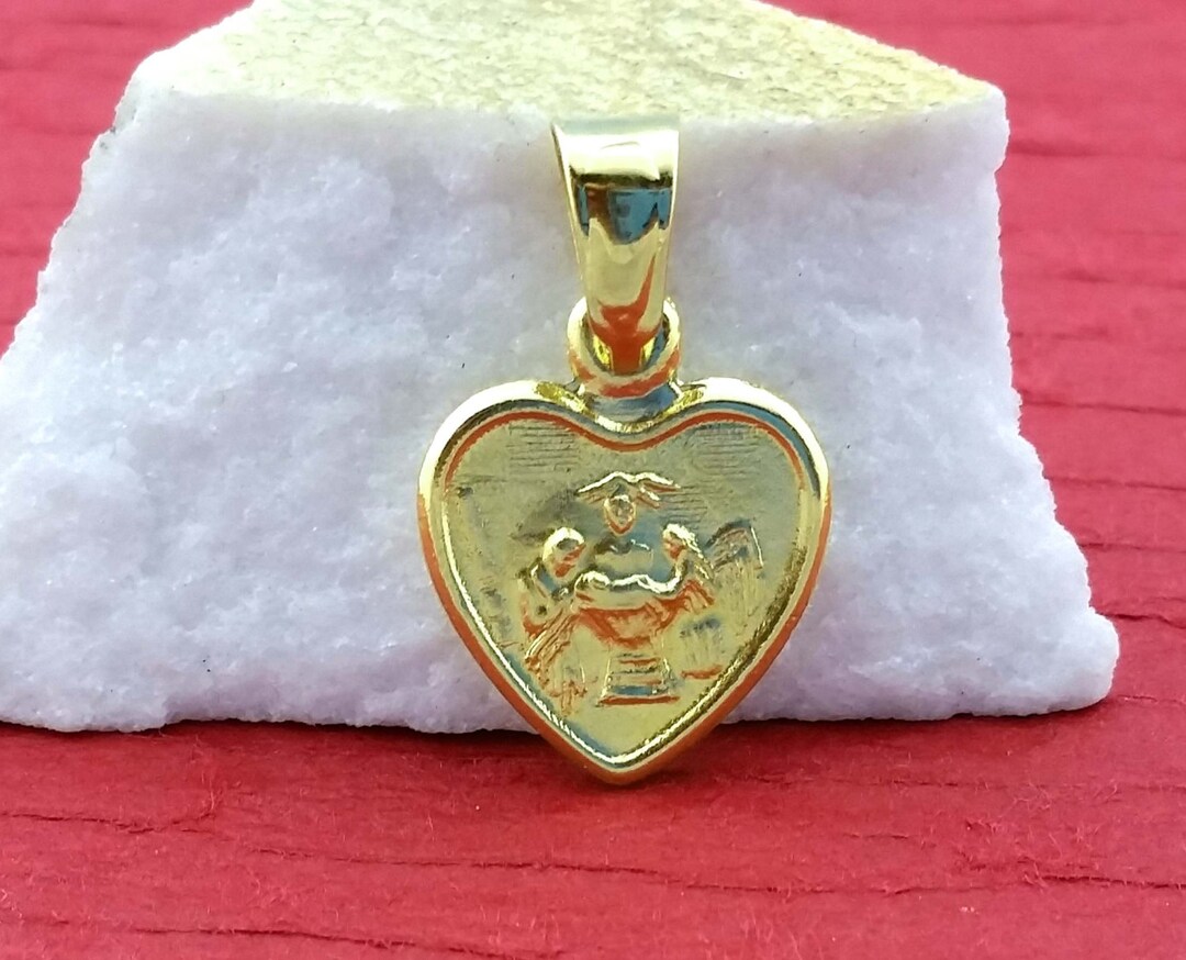 Baptism Medal, Holy Baptism Medal, Catholic Jewelry, Godmother Gift ...