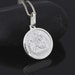Baptism Medal, Sterling Silver Baptism Necklace, Catholic Jewelry ...