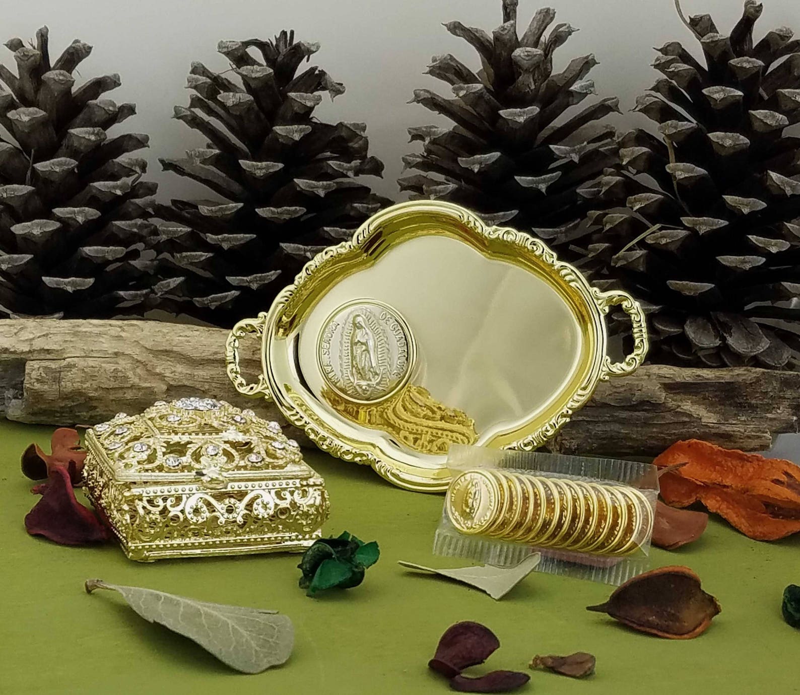 Wedding Arras, Elegant Wedding Coins, Gold-filled Wedding Arras ...