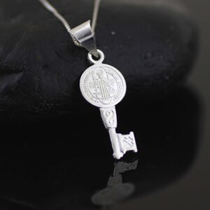St Benedict Key, Saint Benedict Key Necklace, St Benedict Key Charm ...
