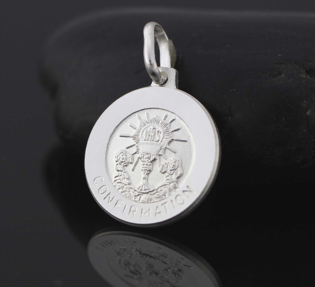 Sterling Silver Confirmation Necklace, Catholic Jewelry, Godmother ...