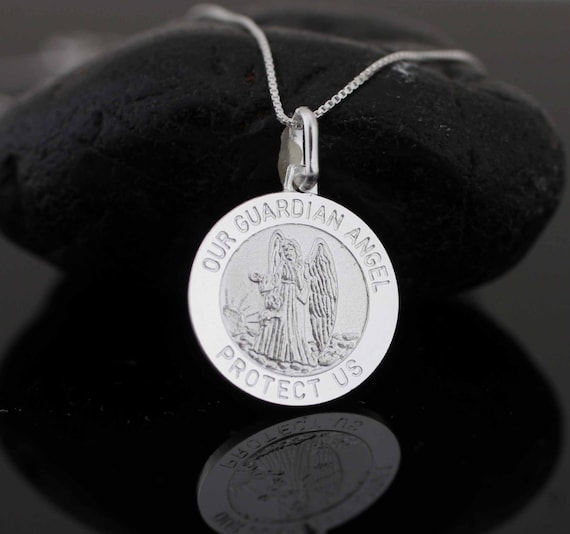 Guardian angel necklace catholic store