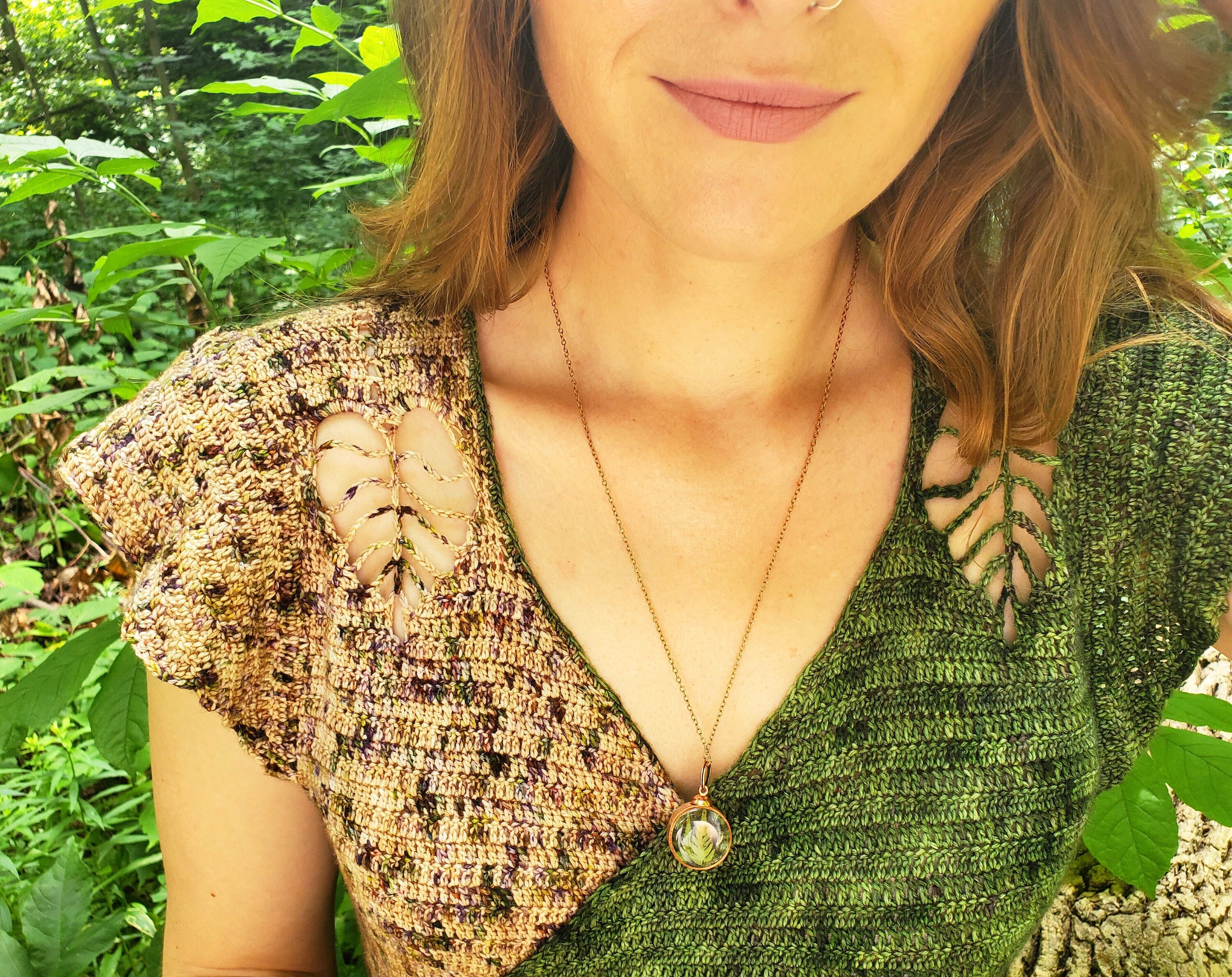 Crochet Top PDF Pattern: Through the Leaves Wrap - Etsy