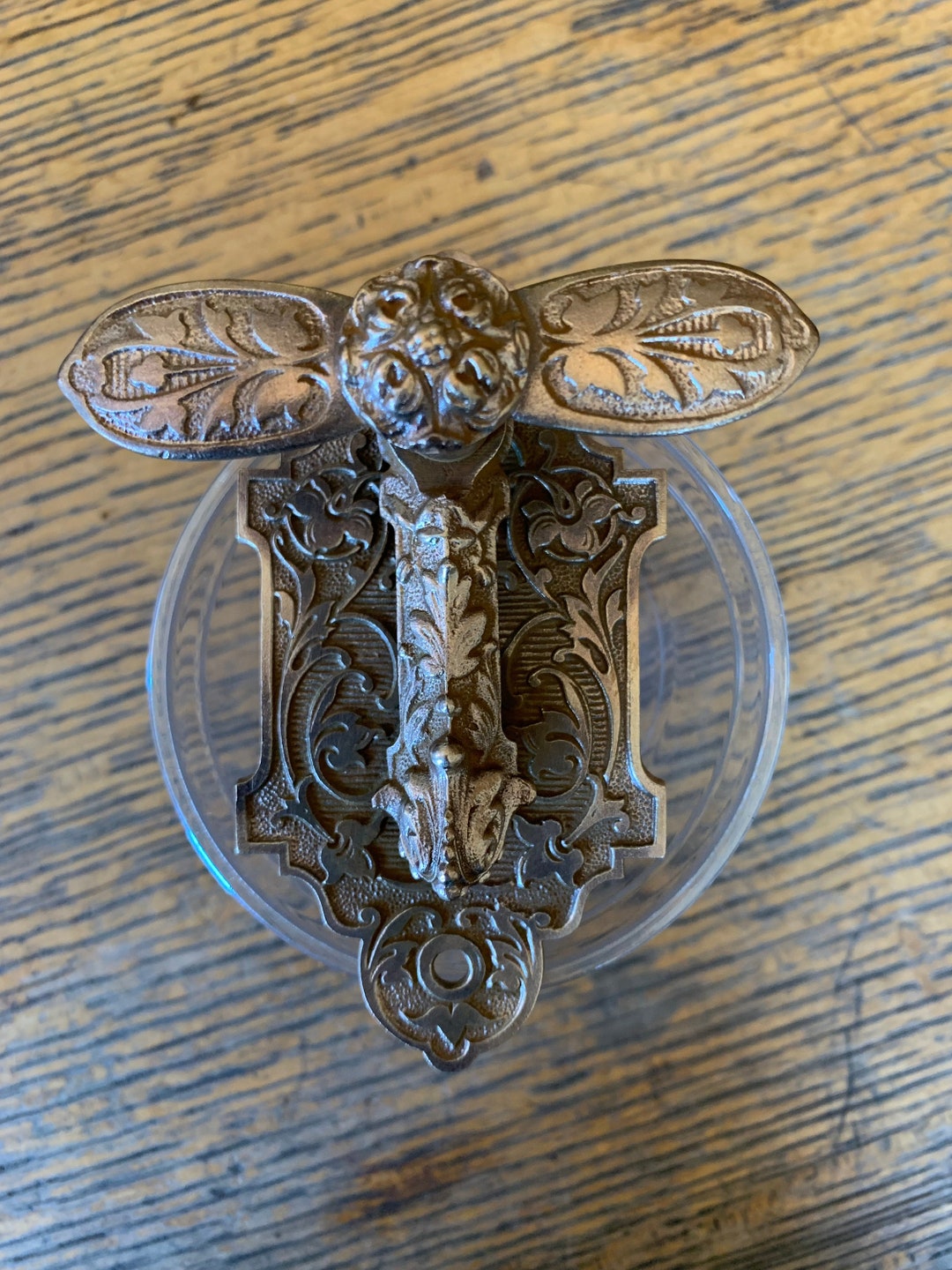 Antique Decorative Bronze Door Bell Lever 3 X 4 - Etsy