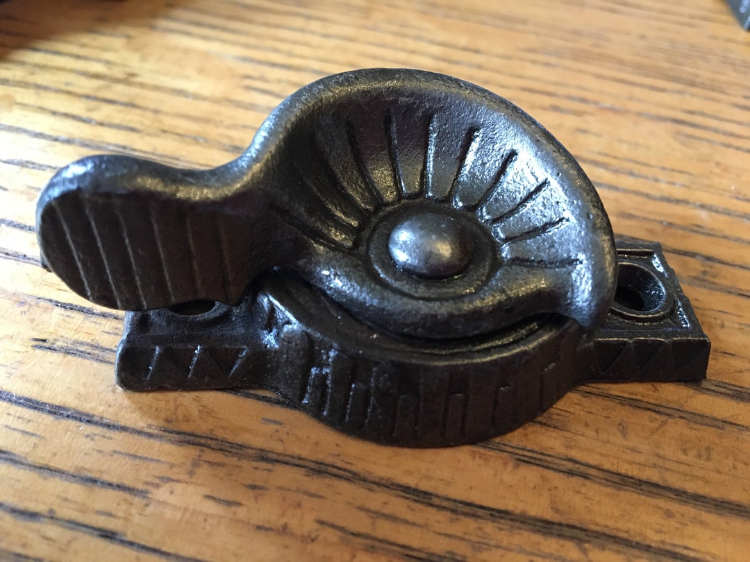 Antique Decorative Steel Window Sash Lock Without Keeper 2 - Etsy