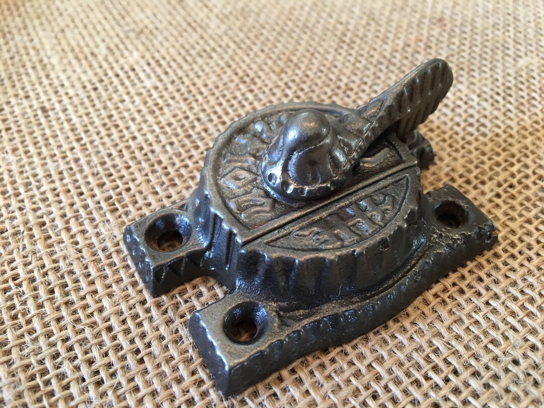 Antique Cast Iron the Champion Window Sash Lock With Keeper - Etsy