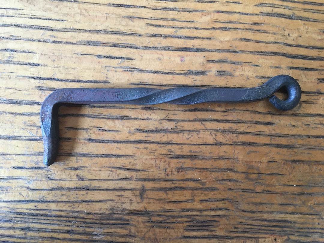 Antique Twisted Hand-forged Hook 4 - Etsy