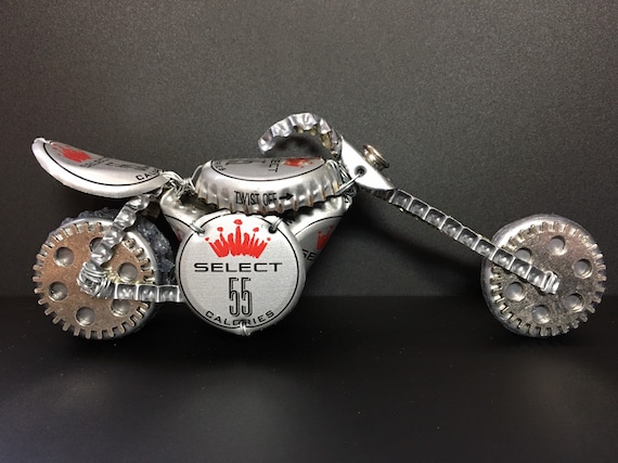 Beer Bottle Cap Motorcycle Bike Upcycled Caps SUPER COOL | Etsy