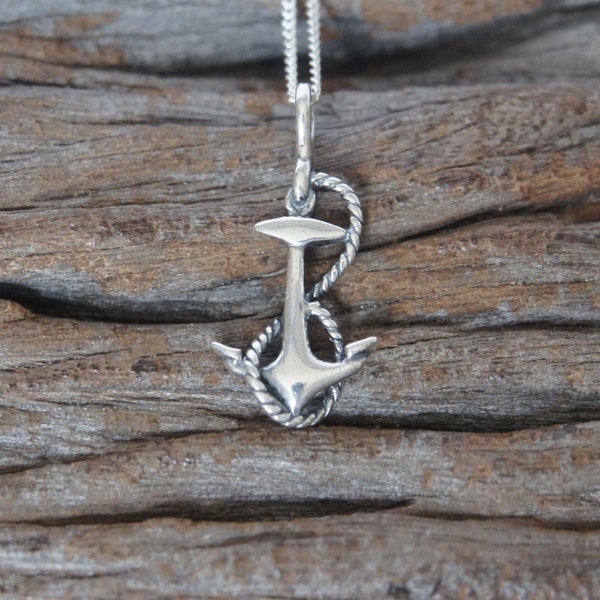 Anchor Necklace - Etsy