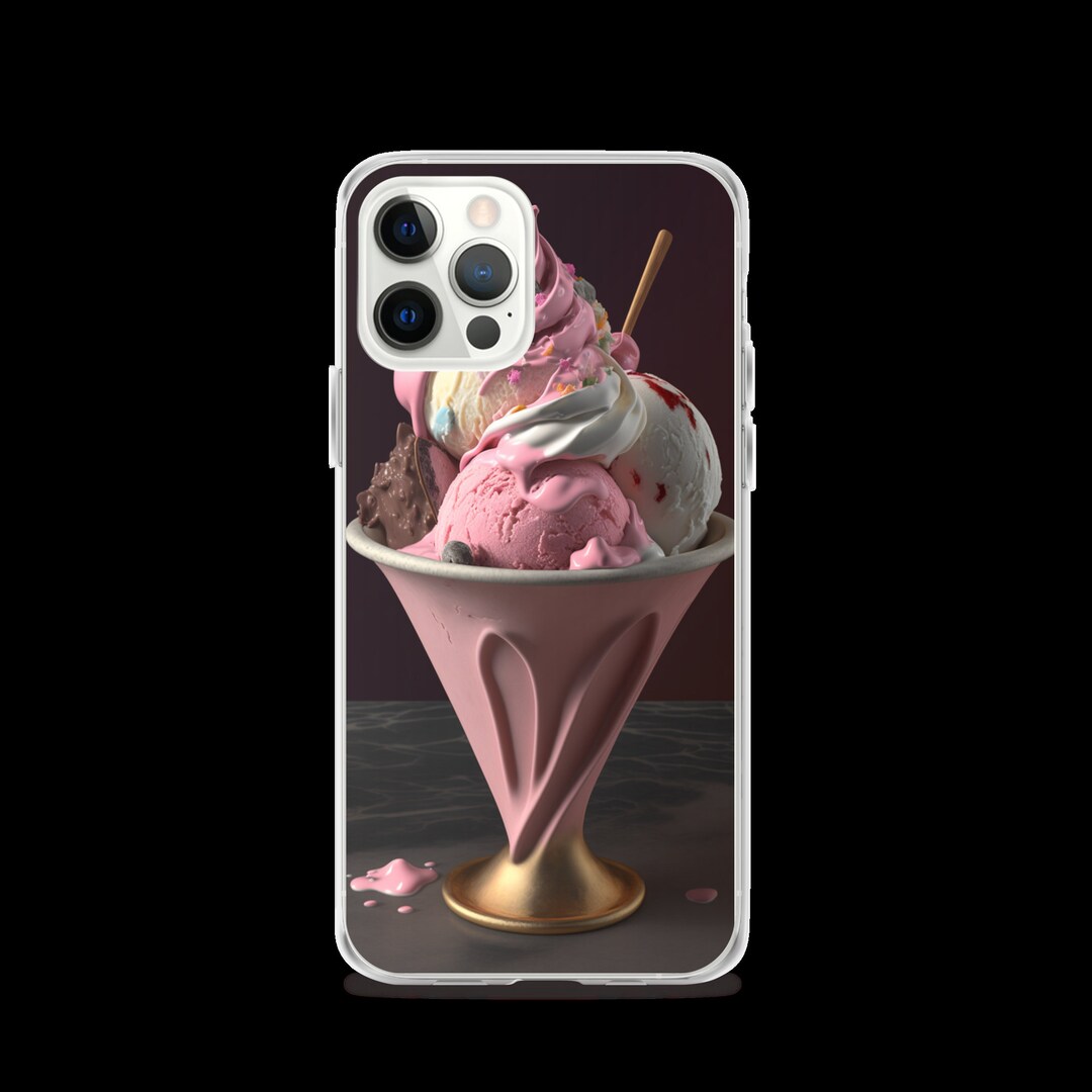 Neapolitan Ice Cream Sundae Best Phone Case for iPhone 14 Plus 13 Pro ...