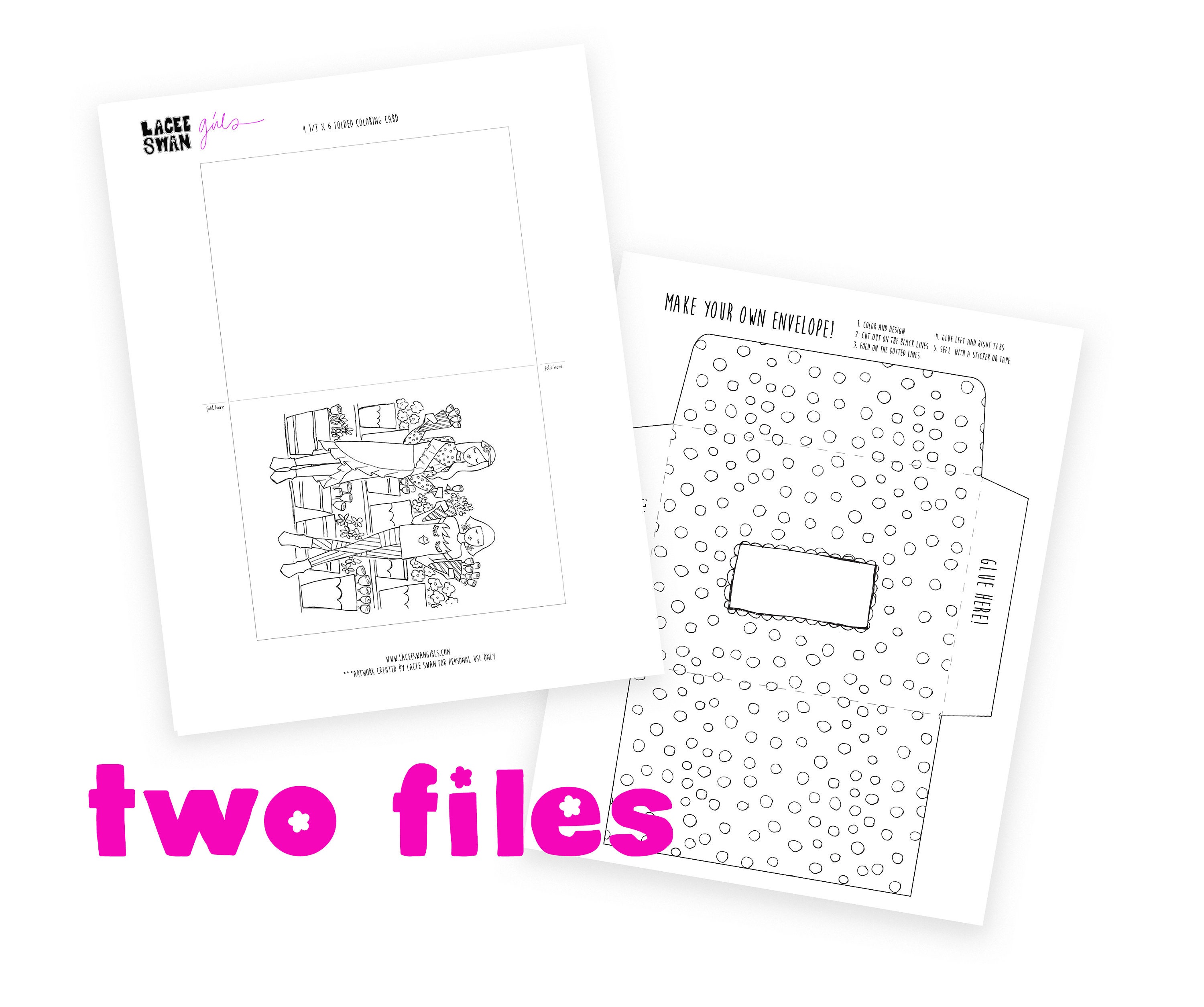 Printable Friendship DIY Coloring Card, Flower Stand Coloring Card ...