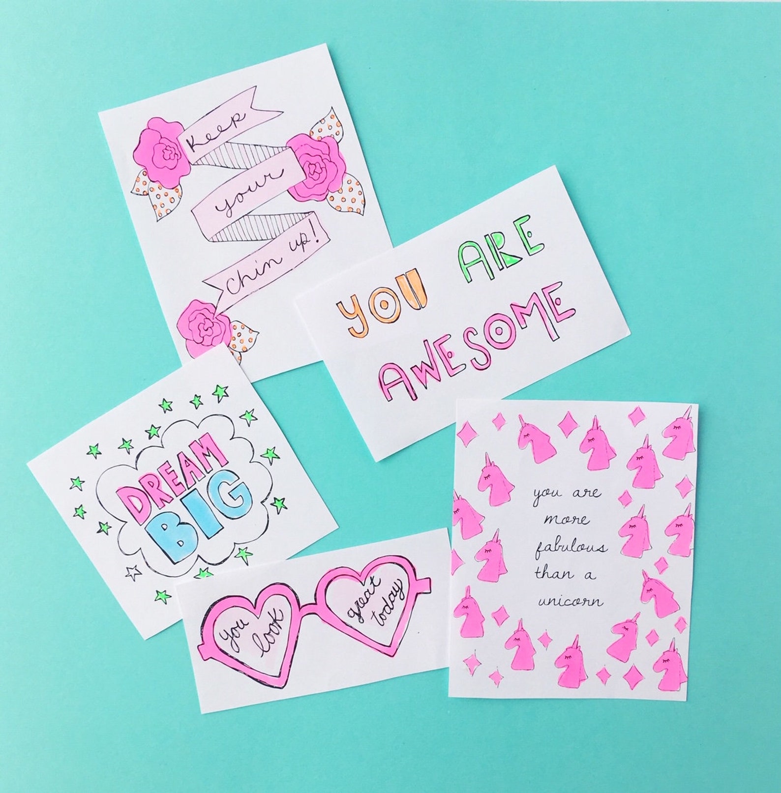 Printable Random Acts of Kindness, Mini Notes, Kids Coloring Craft ...