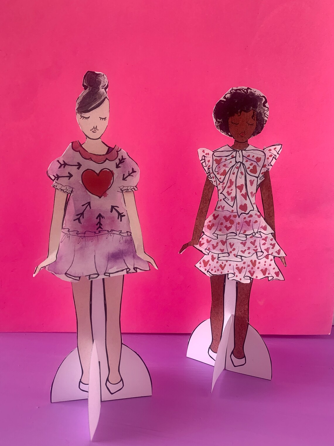 Paper Doll Printable PDF LOVE Printable Paper Paper Dolls Paper Doll ...