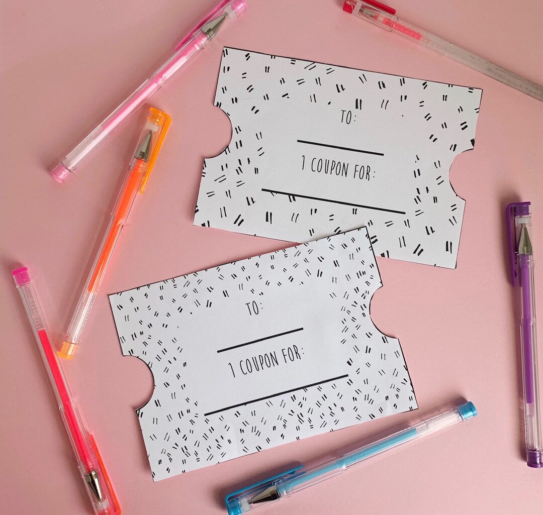 Printable Coloring Coupon Card,random Acts of Kindness, Kids Coloring ...