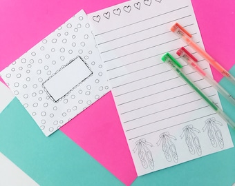 Printable Pen Pal Coloring Letter Envelope Line Art Ready | Etsy