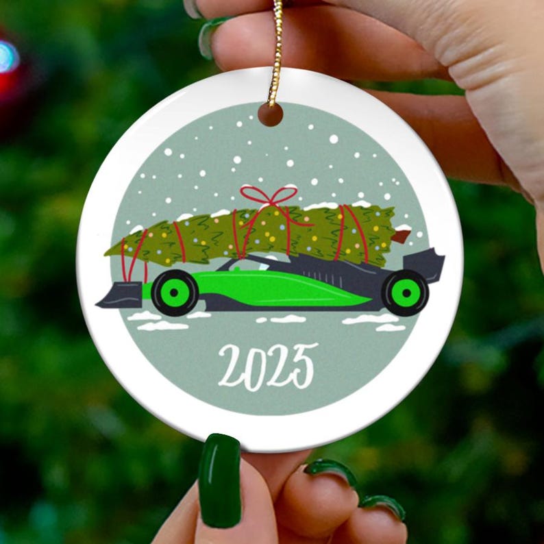 Kick Sauber F1 Christmas Ornament 2025 | Formula 1 Race Car Holiday ...