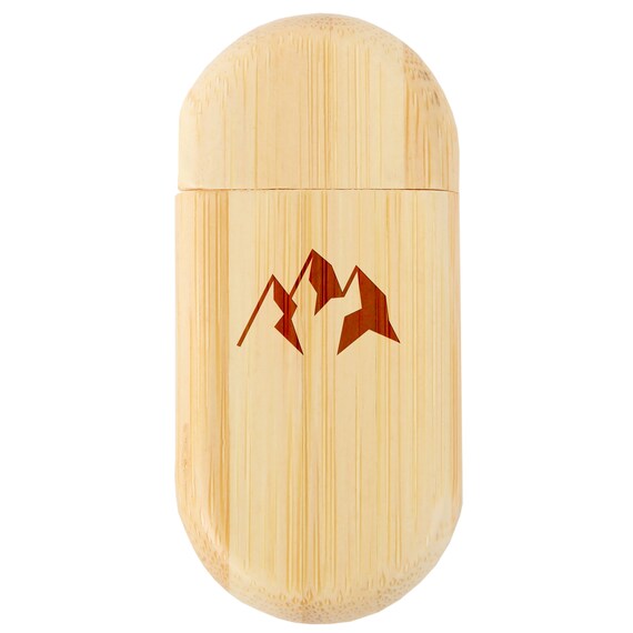 Mountains 8gb Bamboo Usb Flash Drive With Rounded Corners - Etsy