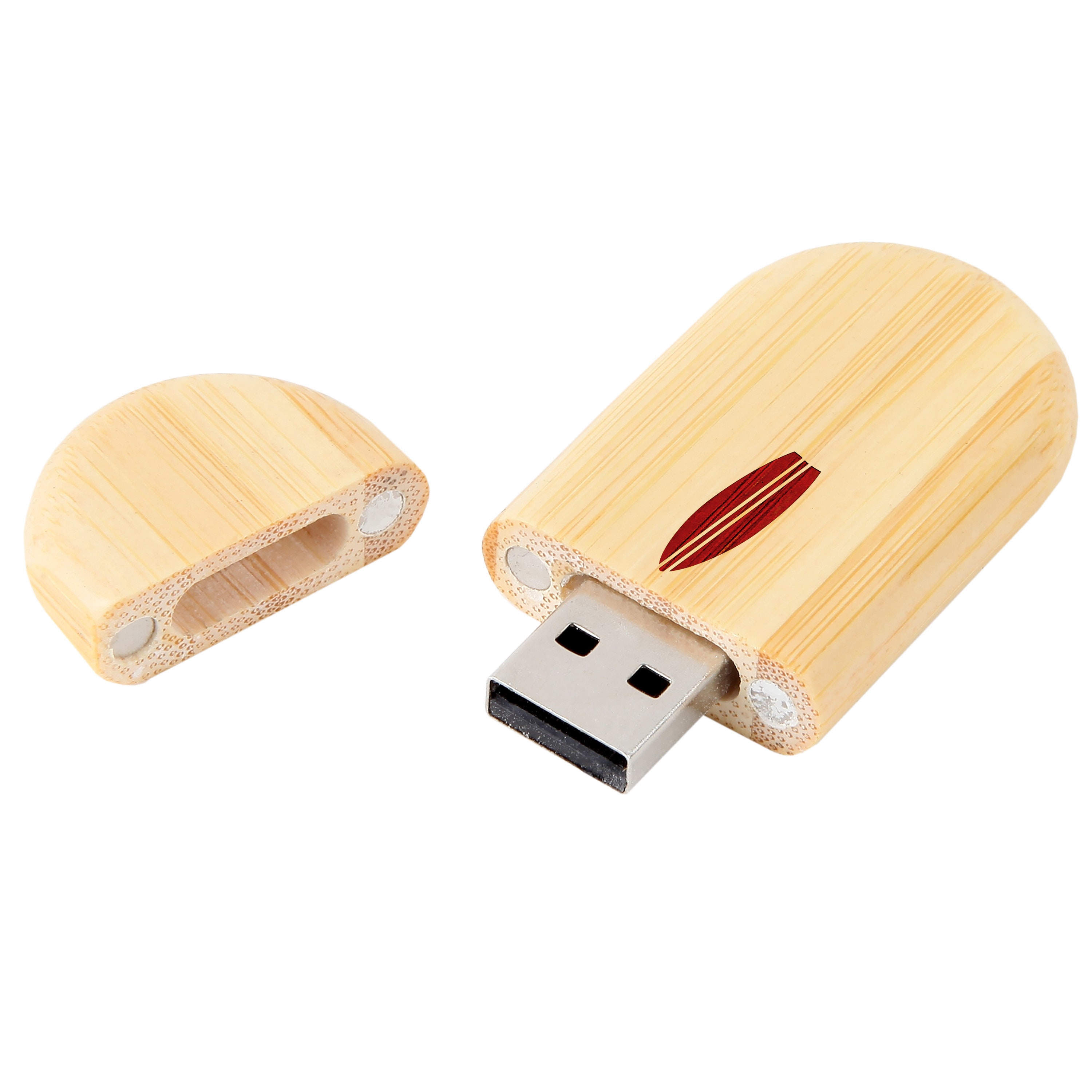 Surfboard 8gb Bamboo Usb Flash Drive With Rounded Corners - Etsy