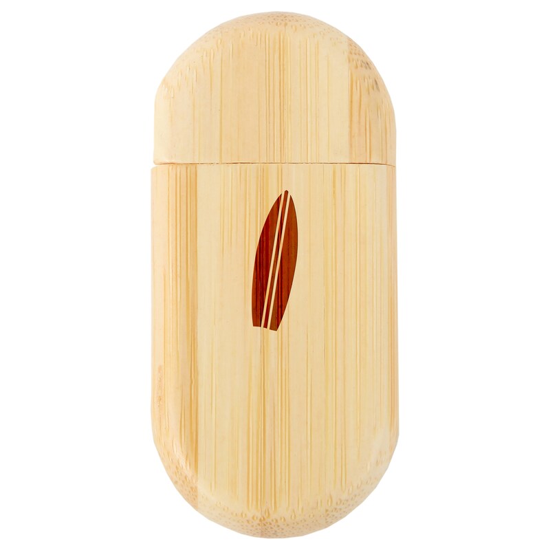 Surfboard 8gb Bamboo Usb Flash Drive With Rounded Corners - Etsy