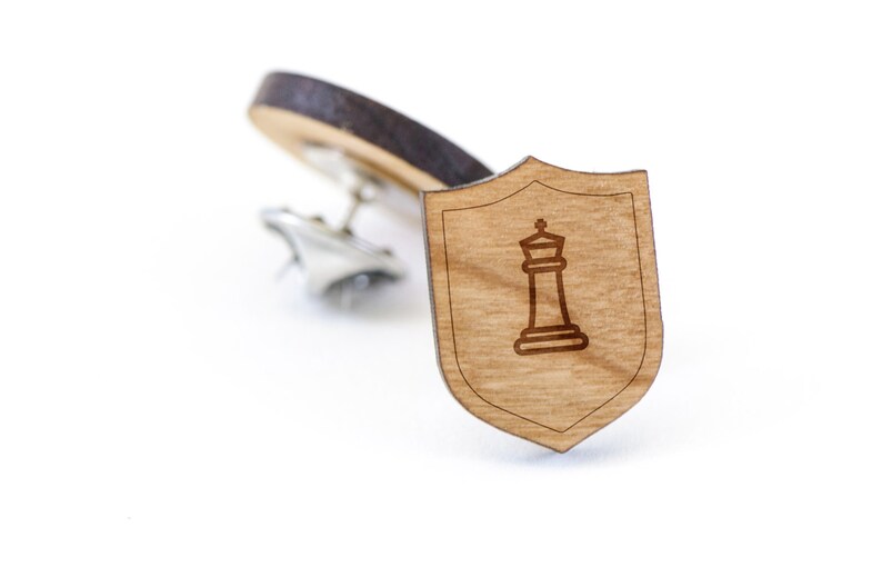 Chess King Lapel Pin Wooden Pin Wooden Lapel Gift for Him - Etsy