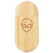 Alien 8gb Bamboo Usb Flash Drive With Rounded Corners - Wood Flash ...
