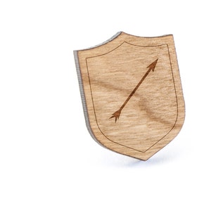 Arrow Lapel Pin, Wooden Pin, Wooden Lapel, Gift for Him or Her, Wedding ...