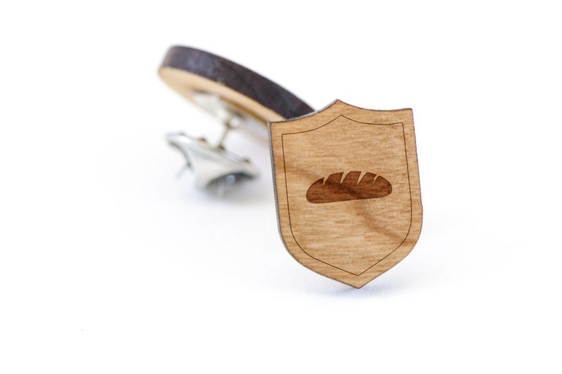Loaf of Bread Lapel Pin Wooden Pin Wooden Lapel Gift for | Etsy