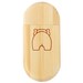 Elephant Butt 8gb Bamboo Usb Flash Drive With Rounded Corners - Etsy