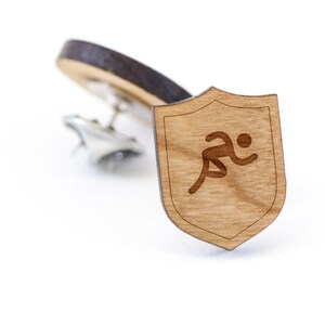 Runner Lapel Pin, Wooden Pin, Wooden Lapel, Gift for Him or Her ...