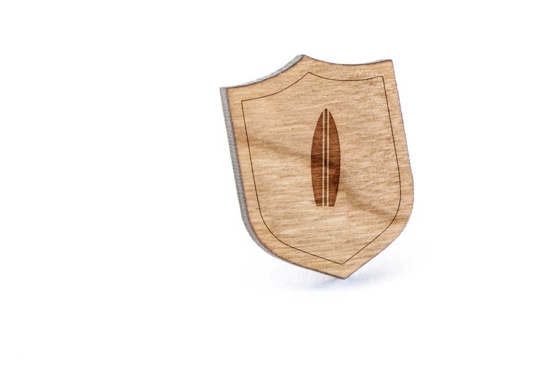 Surfboard Lapel Pin, Wooden Pin, Wooden Lapel, Gift for Him or Her ...