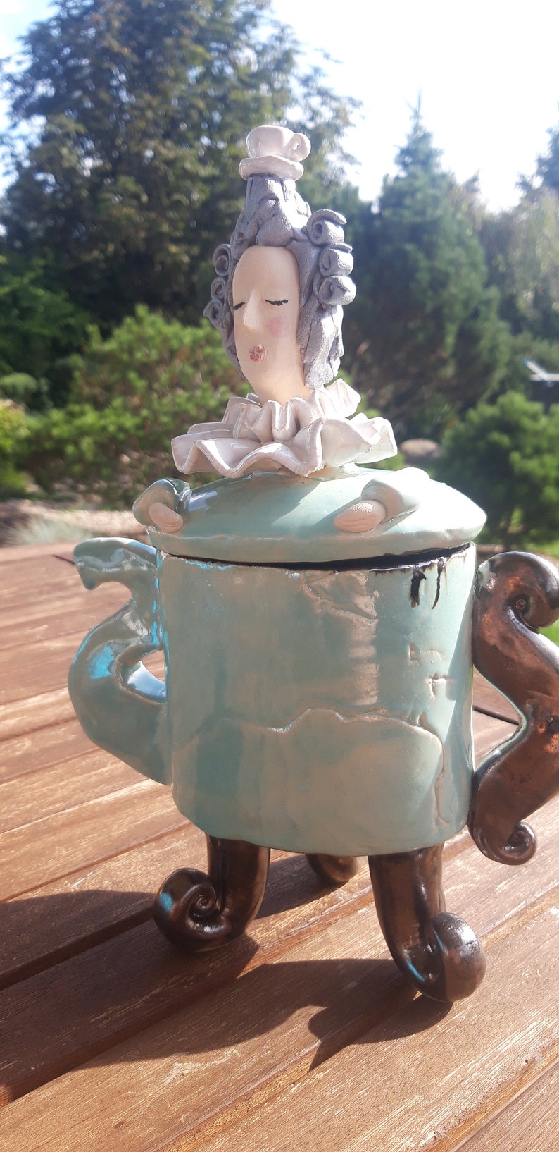 Ceramic Sculpture Ceramic Container Handmade Ceramic - Etsy