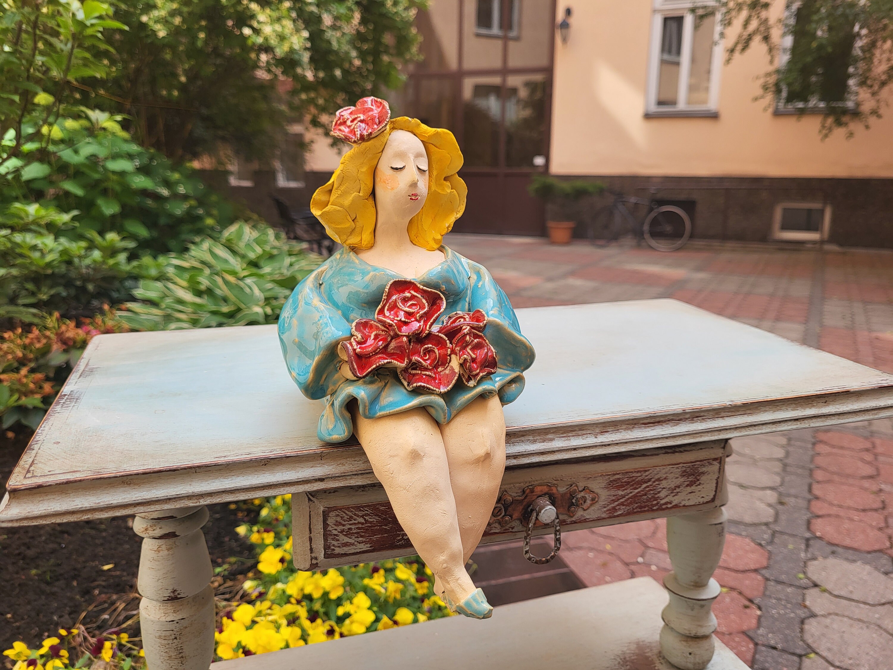 Ceramic Women Sculpture Ceramic Woman Figure Woman Statue - Etsy