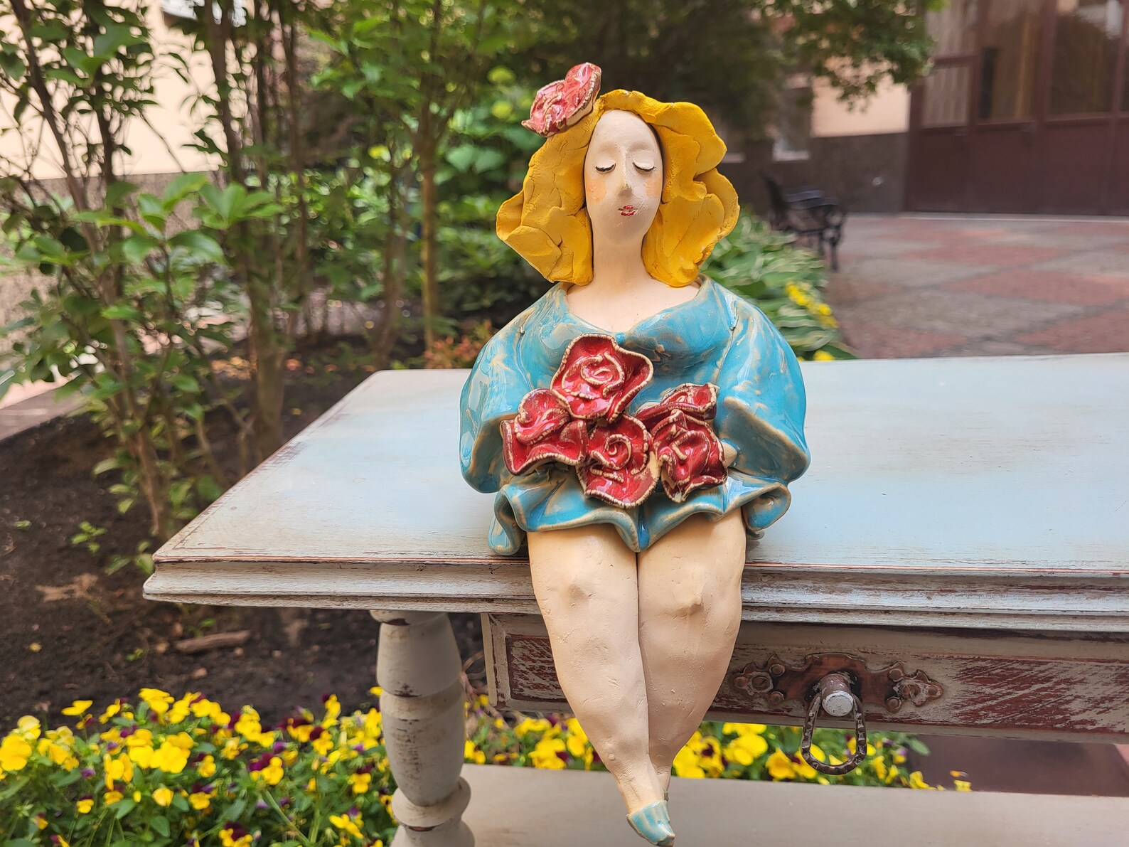 Ceramic Women Sculpture Ceramic Woman Figure Woman Statue - Etsy