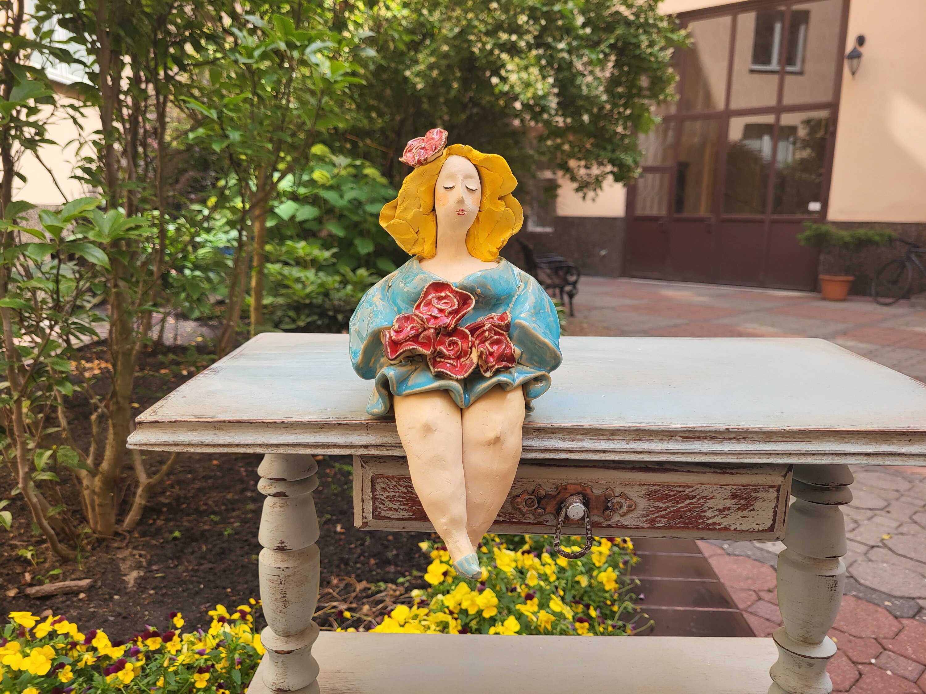 Ceramic Women Sculpture Ceramic Woman Figure Woman Statue - Etsy