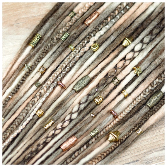 Beads for Dreads Braids & Hair GOLD/ROSEGOLD/BRONZE | Etsy
