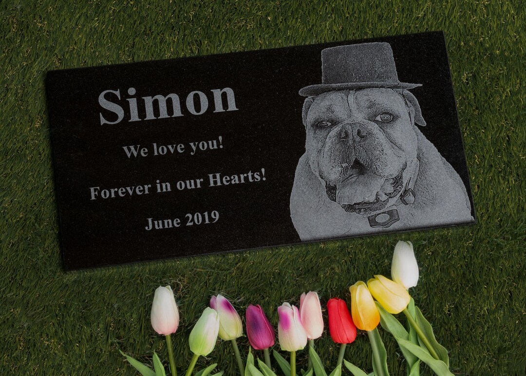 Custom Granite Photo Pet Memorial Stone 16x8x1 ~ Free Shipping - Etsy