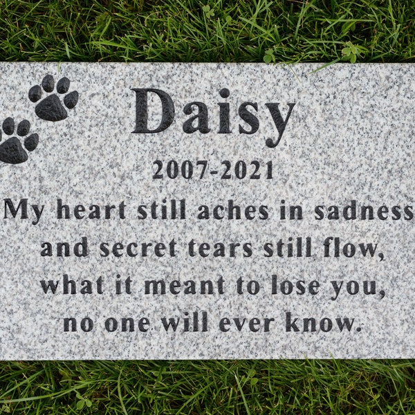 Pet Headstone - Etsy