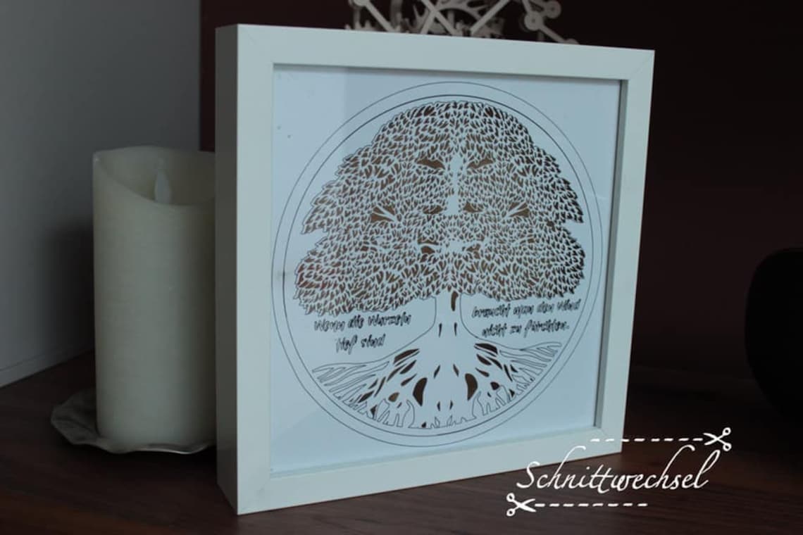 Plotterdatei Lebensbaum Vol2 Meisterstück DXF SVG Mandala - Etsy.de