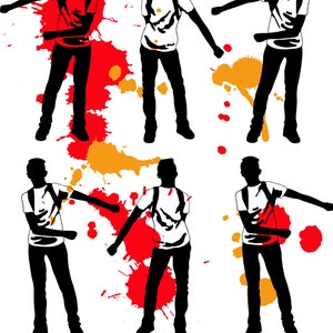 SVG DXF Cut File Backpack Floss Dance Svg Fusselfreies - Etsy