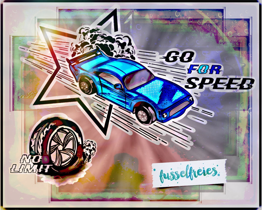 SVG DXF Cut File SPEED Racer Vol2 by Fusselfreies - Etsy