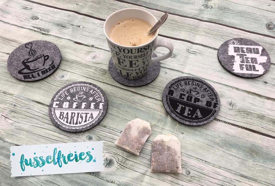 Kaffee & Tee Zeit Coffee and Tea Time Plotterdatei DXF SVG | Etsy