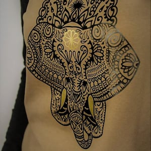 Plotterdatei Elefant (Hand der Fatima - Mandala Stil) Fusselfreies - Etsy.de
