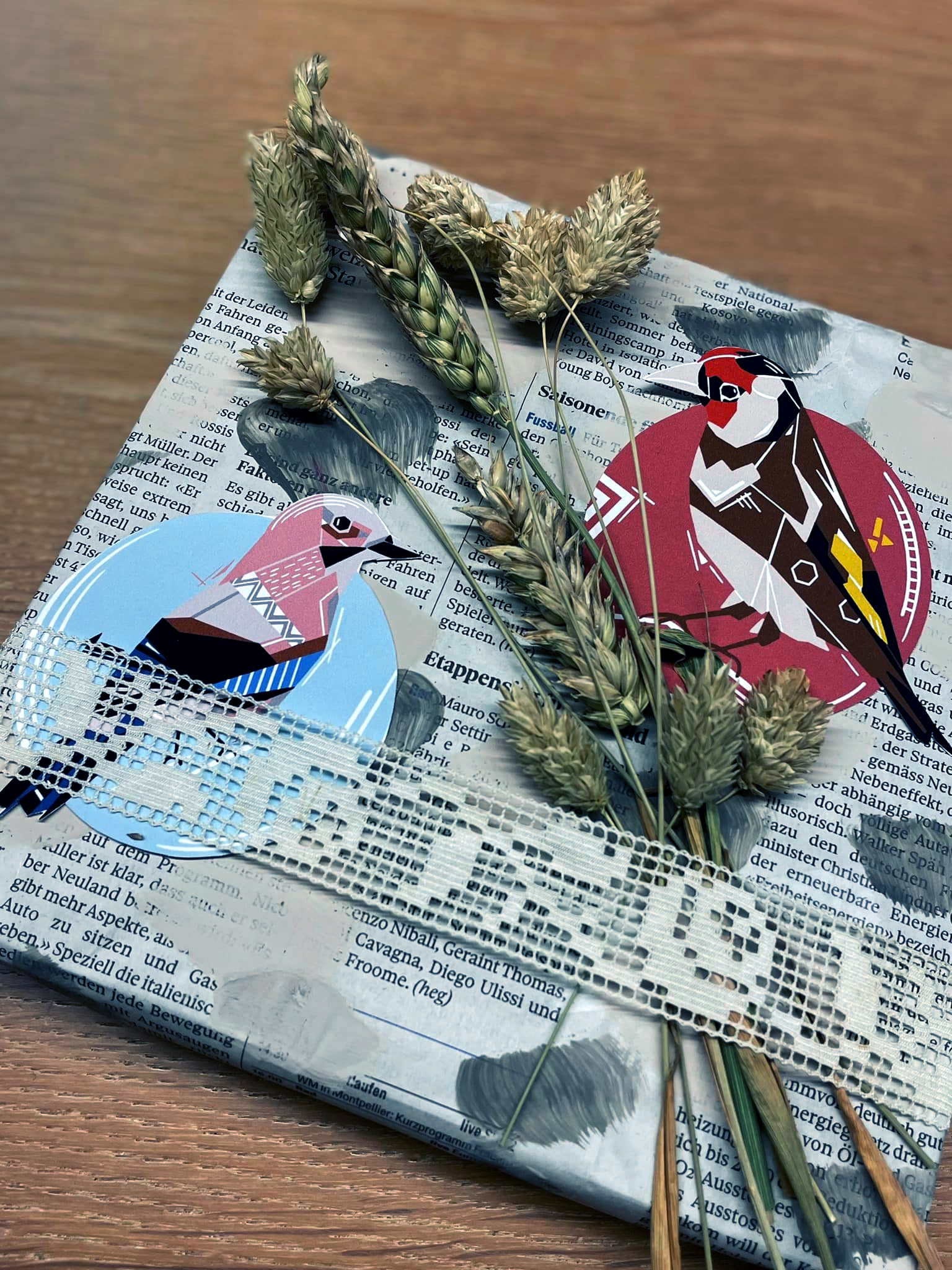 Heimische Vögel Plotterdatei DXF SVG Buntspecht Elster | Etsy